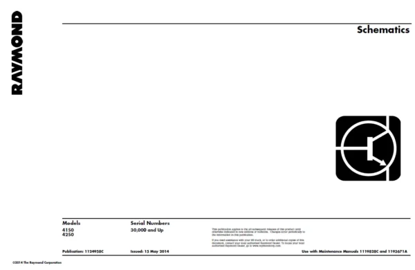 Raymond 4150 Forklift Manual | Forklift Service Manual | Parts Catalog
