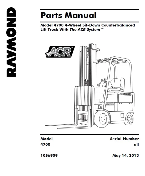 Raymond 4700 Service Manual - PDF for Instant Use
