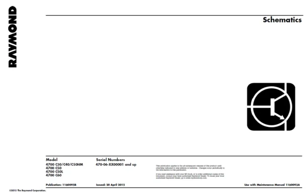 Raymond 4700 Service Manual - PDF for Instant Use